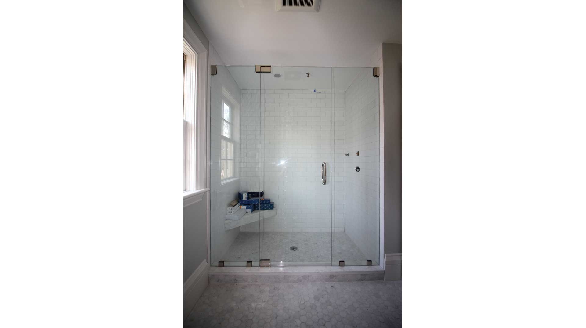 Frameless Glass Shower Enclosure In Plymouth Signature Glass Inc