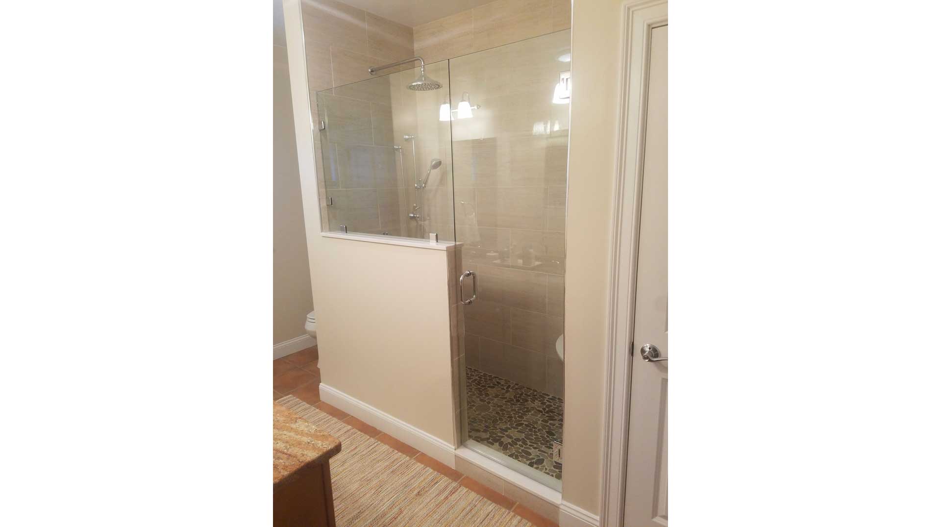 Frameless Glass Shower Enclosure In Rochester Ma Signature Glass Inc