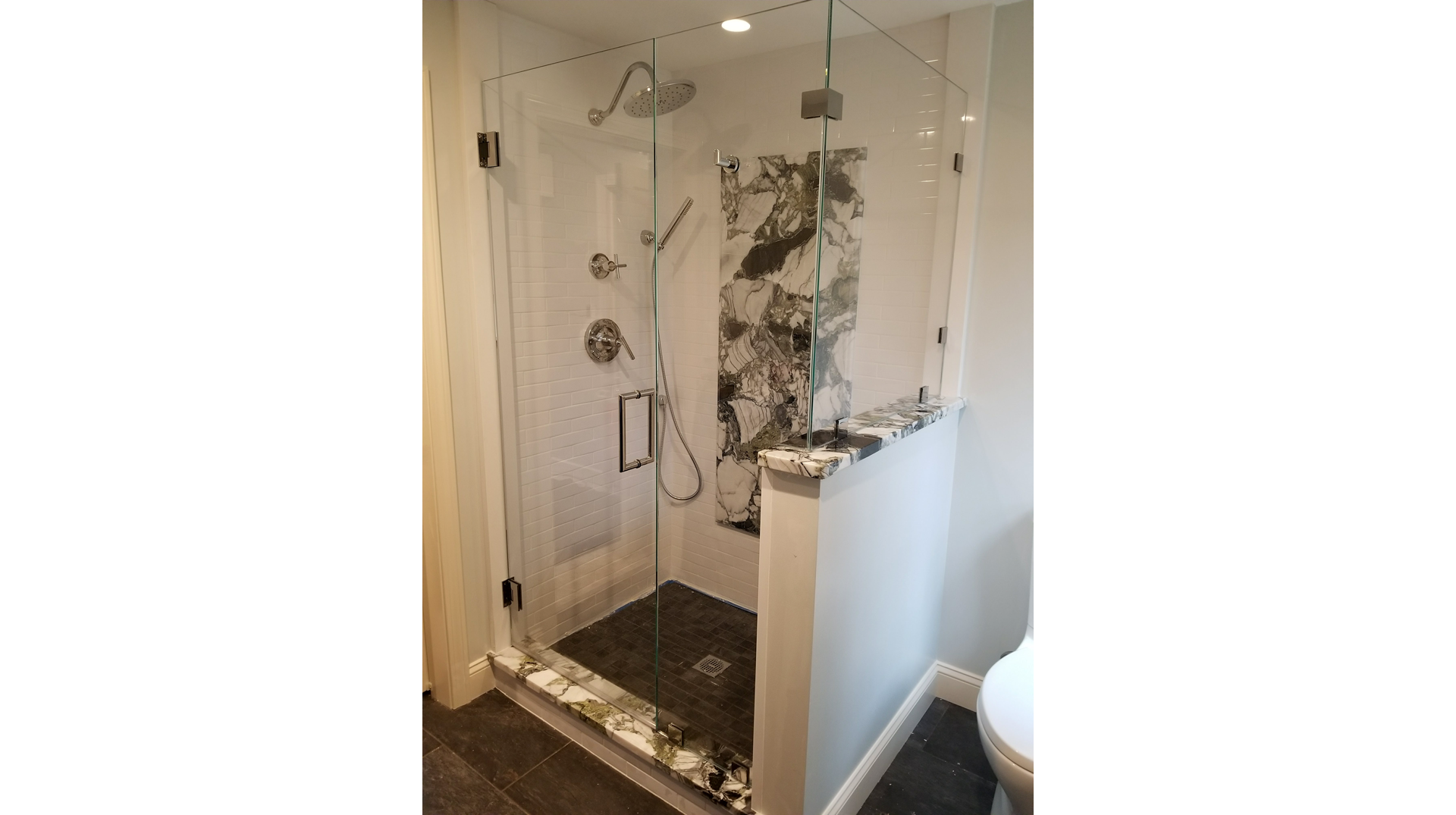 Frameless Shower Enclosure Plymouth Remodel Signature Glass Inc